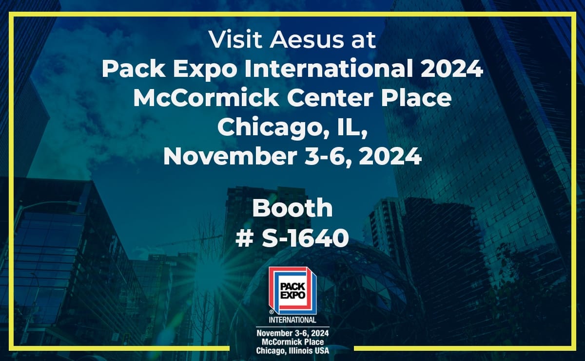 Aesus Showcasing at Pack Expo 2024 at Chicago From November 3-6 2024